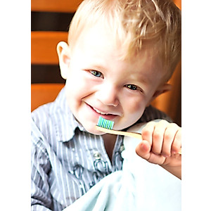 Woobamboo Sprout kids Super Soft Toothbrush, 2Count, 0.6 Oz