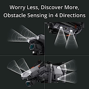 DJI Air 2S Fly More Combo, Drone with 3-Axis Gimbal Camera, 5.4K Video, 1-Inch CMOS Sensor, 4 Directions of Obstacle Sensing, 31 Mins Flight Time, 12km 1080p Video Transmission, Two Extra Batteries