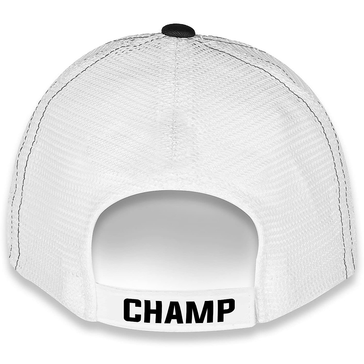 Joey Logano Team Penske 2022 NASCAR Cup Series 2X Champion Black White Mesh Adjustable Hat