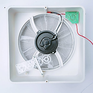 RVLOVENT Upgrade Kit Rv Trailer Camper Van Roof Vent Fan Motor Replacement, Compatible with Heng's, Ventline