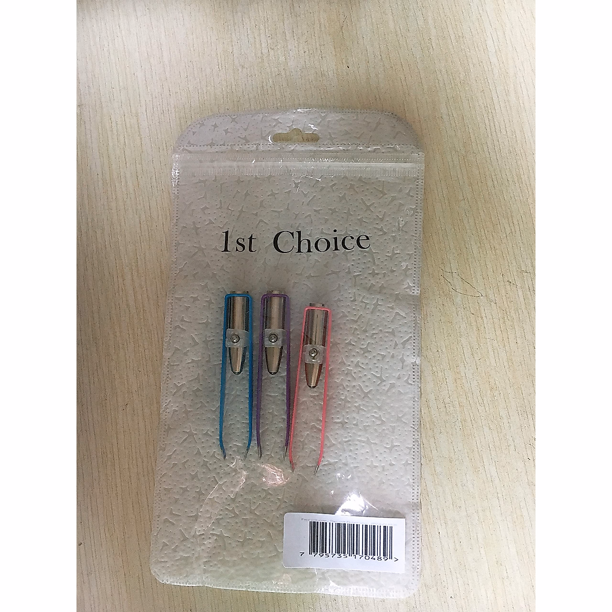 1st Choice 3 Stainless Steel Make Up LED Light Eyelash Eyebrow Hair Removal Lighted Tweezer