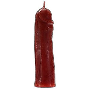Red Male Genital candle