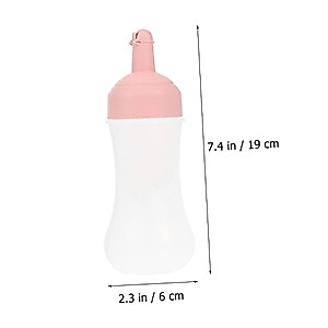 SOLUSTRE 3pcs Leakproof Decorating Ketchup Plastic Container Squirt Kitchen Sauce Green Liquids with White Squeeze Cap Oil Pink Tools Condiment Bbq Seasoning Cruet Condiments Sauces Icing