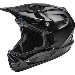 Fly Racing WERX-R Adult Carbon Cycling Helmet (Black, Medium)