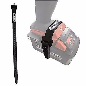 Protoco Cordless Power Tool Buckle Battery Strap for Securing Batteries in Place with a 12.5 inch Adjustable, Durable, and Easy To Use Buckle Strap Accessory