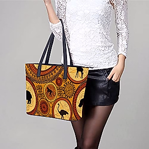 Womens Handbag Animals Leather Tote Bag Top Handle Satchel Bags For Lady