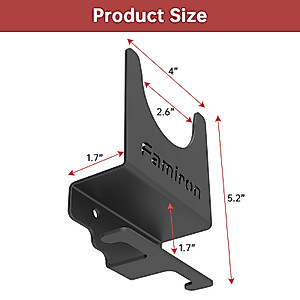 Famiron 2 PCS Angle Grinder Holder,Angle Grinder Stand Tool Wall mount Bracket for 5inch Grinder,Angle Grinder Storage Rack for Cutters,Polishers