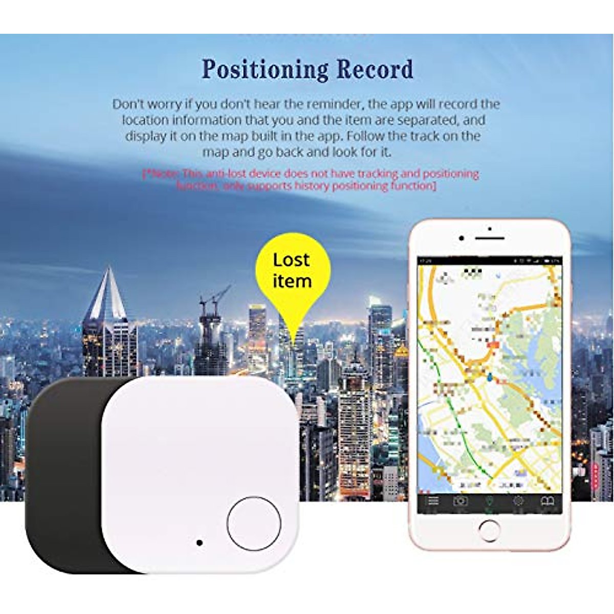 Onamicit Key Finder,4 Pack Smart Bluetooth Tracker, Item Locator GPS Tracking Device APP Control Compatible iOS Android for Keys, Wallets,Pets, Remotes,Phone,Luggage Children and Anything