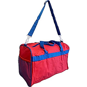 Spider-Man Kids 17" Overnighter Carry-On Duffel Bag (Red-Blue)