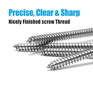 AETTL 815pcs M6 M5 M4 M3 Wood Screws Assortment Kit, Metric Stainless Steel Assorted Self Tapping Screws Set Truss Flat Pan Head Phillips Drive Drilling for Deck Drywall Concrete Sheet Metal