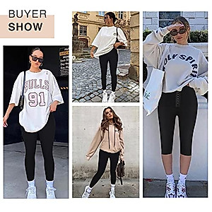 Corset Top Waist Trainer Black Leggings for Women Tummy Control Yoga Pants with Pockets for Women,Large