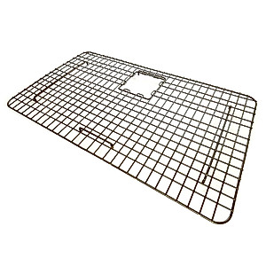 Sinkology SG021-36 Merrick Kitchen Sink Bottom Grid, Antique Brown