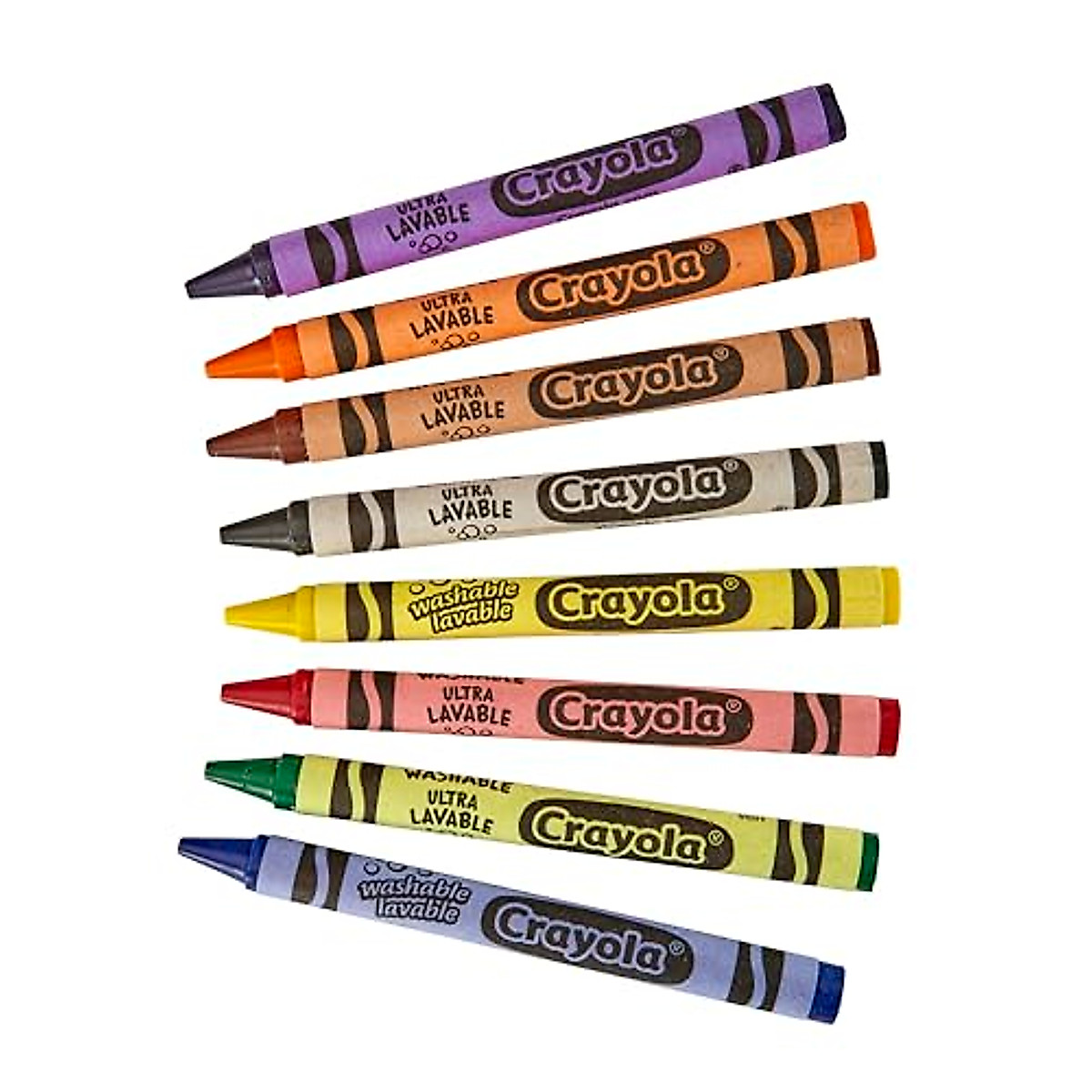 Crayola Washable Crayons, School Supplies, 24 Count