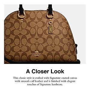 COACH Katy Satchel, Khaki Black