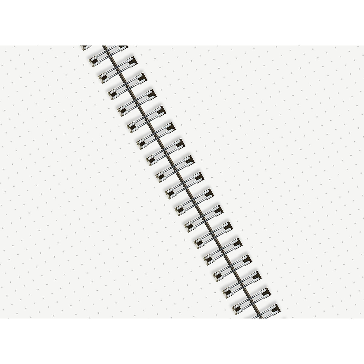 HULYTRAAT Large Dot Grid Spiral Notebook, 8.5" x 11", Premium 100 gsm Ivory White Paper, Sturdy See-Through Cover, 128 Dotted Pages per Book (2 Pack) for Home, School, Office, Artist Writing/Drawing