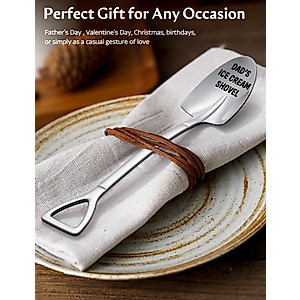 Gifts for Dad from Daughter, Son - Father Birthday Gifts, Dad's Ice Cream Shovel Birthday Gifts for Dad