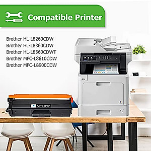 Aztech Compatible TN431 Toner Cartridge Replacement for Brother TN431 TN-431 TN433 TN-433 TN 431 HL-L8360Cdw MFC-L8900Cdw HL-L8260Cdw MFC-L8610Cdw HL-L8360Cdwt Printer(Black Cyan Magenta Yellow 4Pack)