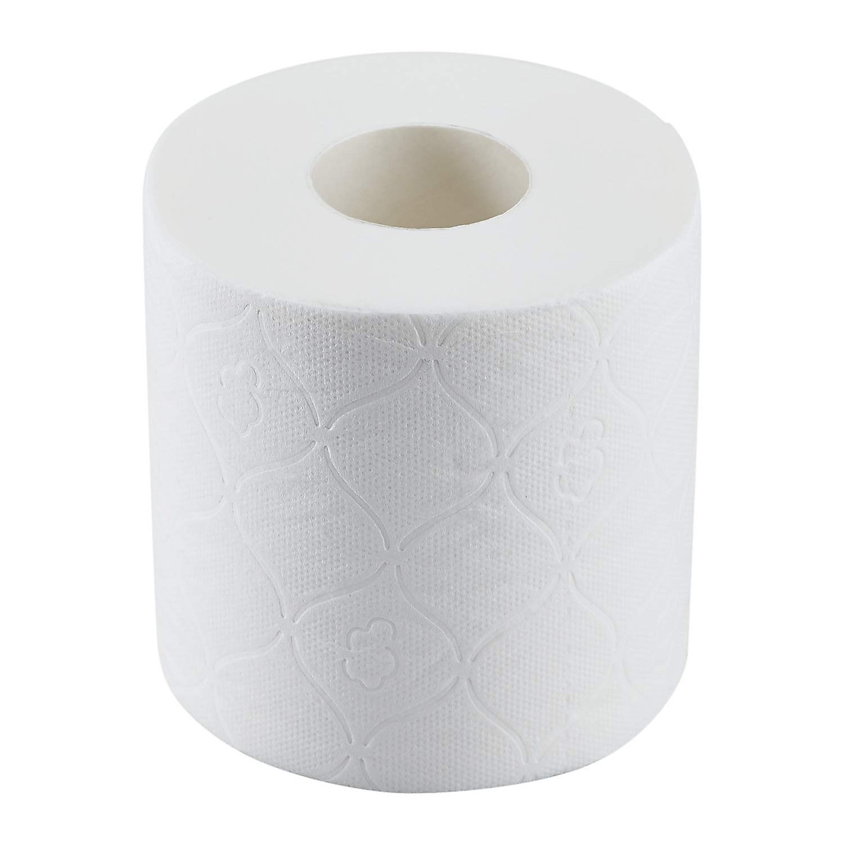 Karat 2-Ply Toilet Paper, 48 Rolls, 500 Sheets, Embossed for Softness, Individually Wrapped for Hygiene, Virgin Wood Fiber (JS-TTW500)
