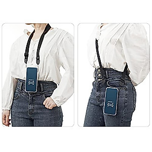 TORU MX Slim for iPhone 11 Magnetic Case, Compatible with Magsafe, Hybrid Transparent HD Clear Case with Crossbody Strap, Scratch Resistant, Air Bumper Shock-Absorbing Corners - Clear