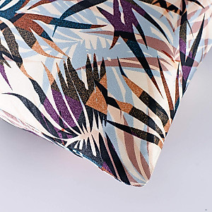 MAXFEEL 100% Mulberry Silk Pillowcase for Hair and Skin,with Hidden Zipper,Both Sides Pure Mulberry Silk Pillow case,600 Thread Count,1 Pack (Pattern04, Standard)