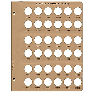 Dansco US Lincoln Memorial Cent Coin Album 1958 - 2009 #7102