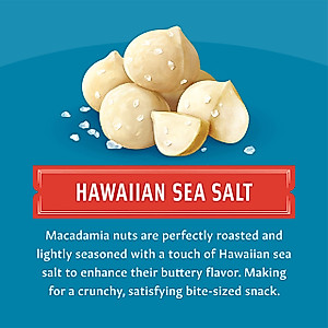 Roasted Macadamia Nuts, Roasted Salted Flavor, 5 Oz Pouches (Pack of 24)