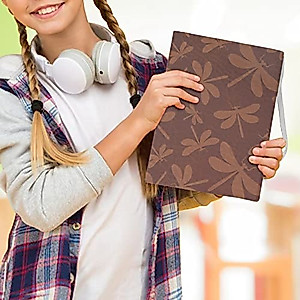 TODIYADDU Bamboo Dragonfly Paperback Book Cover for Workers Personality Machine Washable Reusable Design Anti-bend Nylon Fabric School Book Protector (Pack of 1)