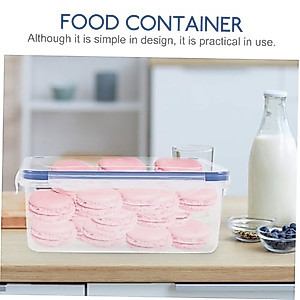 IMIKEYA 4-piece Pp Material Airtight Food Storage Containers with Lids for Sandwiches Snacks