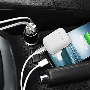 Gigastone USB C Car Charger 45W/6A Fast Car Charger Adapter, PD3.0 & QC3.0, Dual Port, Super Mini, Compatible with iPhone 14,13,12,11,X,SE,8, Samsung Galaxy S22,S21, Note, Google Pixel, LG, Motorola