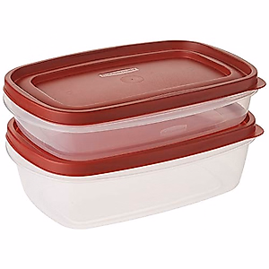 Rubbermaid 5.5 Cup and 8.5 Cup Easy Find Lid Containers Value Pack