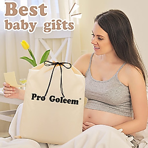 Pro Goleem Baby Diaper Changing Basket, Portable Easy to Clean Moses Basket for Newborn Babies with 1 Foam Pad 2 Waterproof Pad Covers and 1 Diaper Caddy Organizer