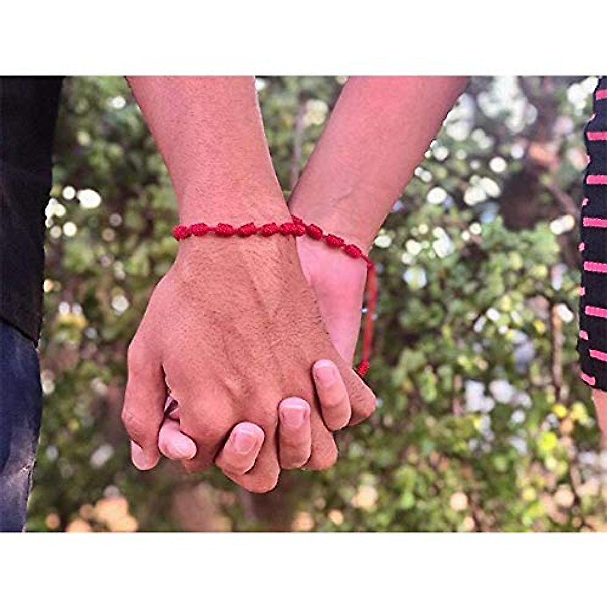 kelistom Handmade 7 Knots Red String Bracelet for Protection, Evil Eye and Good Luck, Amulet for Success and Prosperity, Friendship Bracelets for Women Men Teens
