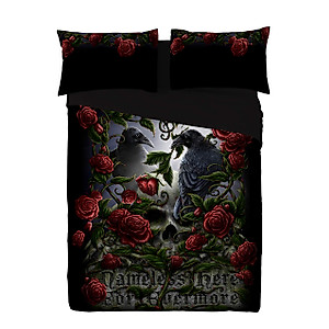Wild Star Home FOREVERMORE Queensize Bed Duvet & Pillow Protector Set