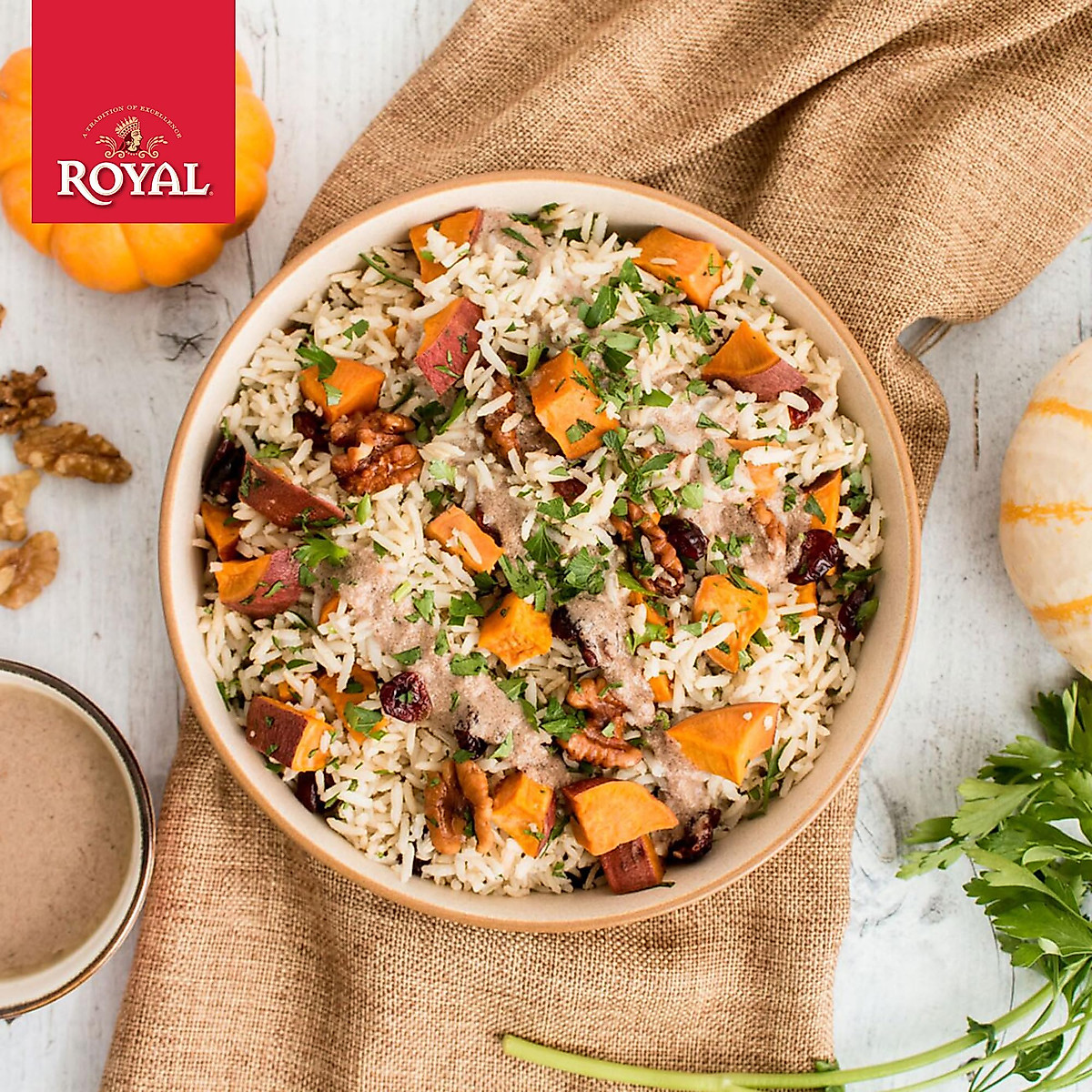 Authentic Royal Basmati Brown Rice, 10 Pounds, Whole Grain, Naturally Gluten Free and Vegan