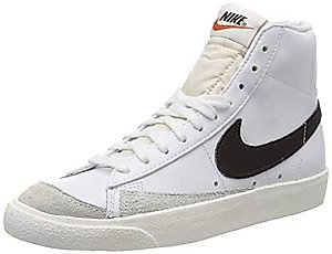 Nike Men's Basketball Shoes, White White Black 000, 12 Women/10.5 Men