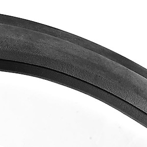 Otlsh Full Length Mirror, 63" x 24" Wall Mirror, Floor Mirror with Flannel Frame, Standing Mirror, Irregular Mirror Hanging or Leaning The Wall, Cloud Shaped, Black