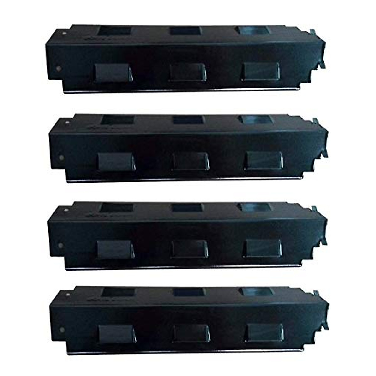 Htanch PN8741(4-Pack) 14 5/8" Heat Plates and Burners and Crossover Tubes Replacement for Charbroil 463420507,463420509,463460708,463460710