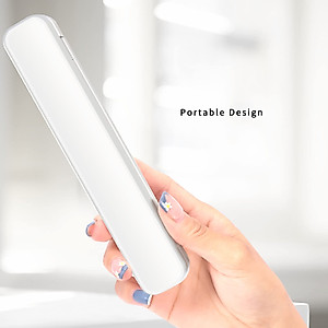 Homelove Carrying Case Compatible with Apple Pencil 1st and 2nd Generation,[Apple Pen Accessories Case] Compact Protective Pencil Case for Apple Pencil 1st/2nd Gen,White with Grey Inner Liner