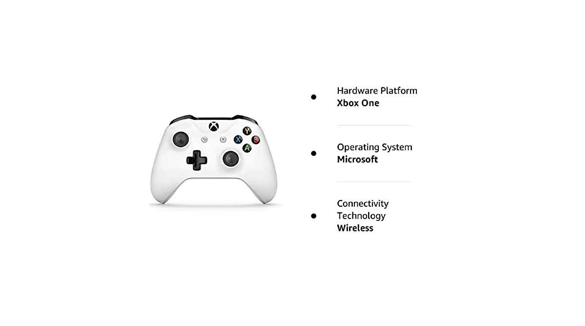 Microsoft Xbox One Wireless Controller White - Enhanced Gaming Experience