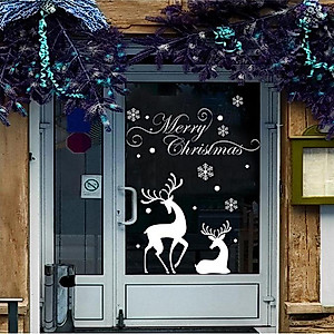 IEason Christmas Wall Stickers, Christmas Mural Removable Wall Sticker Decal Marry Christmas Decor Stickers (A)