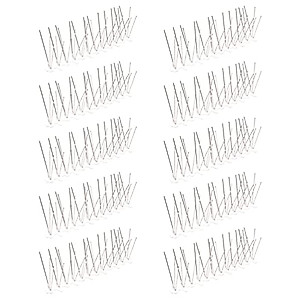 Cabilock Doves 10pcs Nails Metal Deterant Spinners Stainless Steel Pigeon for Pigeon and Other Small Birds 30cm