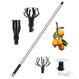 Qivine Light Bulb Changer for High Ceilings, 13ft Light Bulb Extension Pole Changer Attachments, Light Bulb Suction Cup Removal Tool Broken Bulb Extractor for Home Ceiling