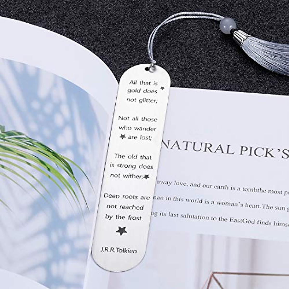 Bookmark with Tassel Easter Inspirational Gifts for Women Men Book Lover Birthday Valentine’s Day 2022 Graduation Gifts for Him Her Daughter Son Kid Student Friend Bookmark Gifts from Dad Mom