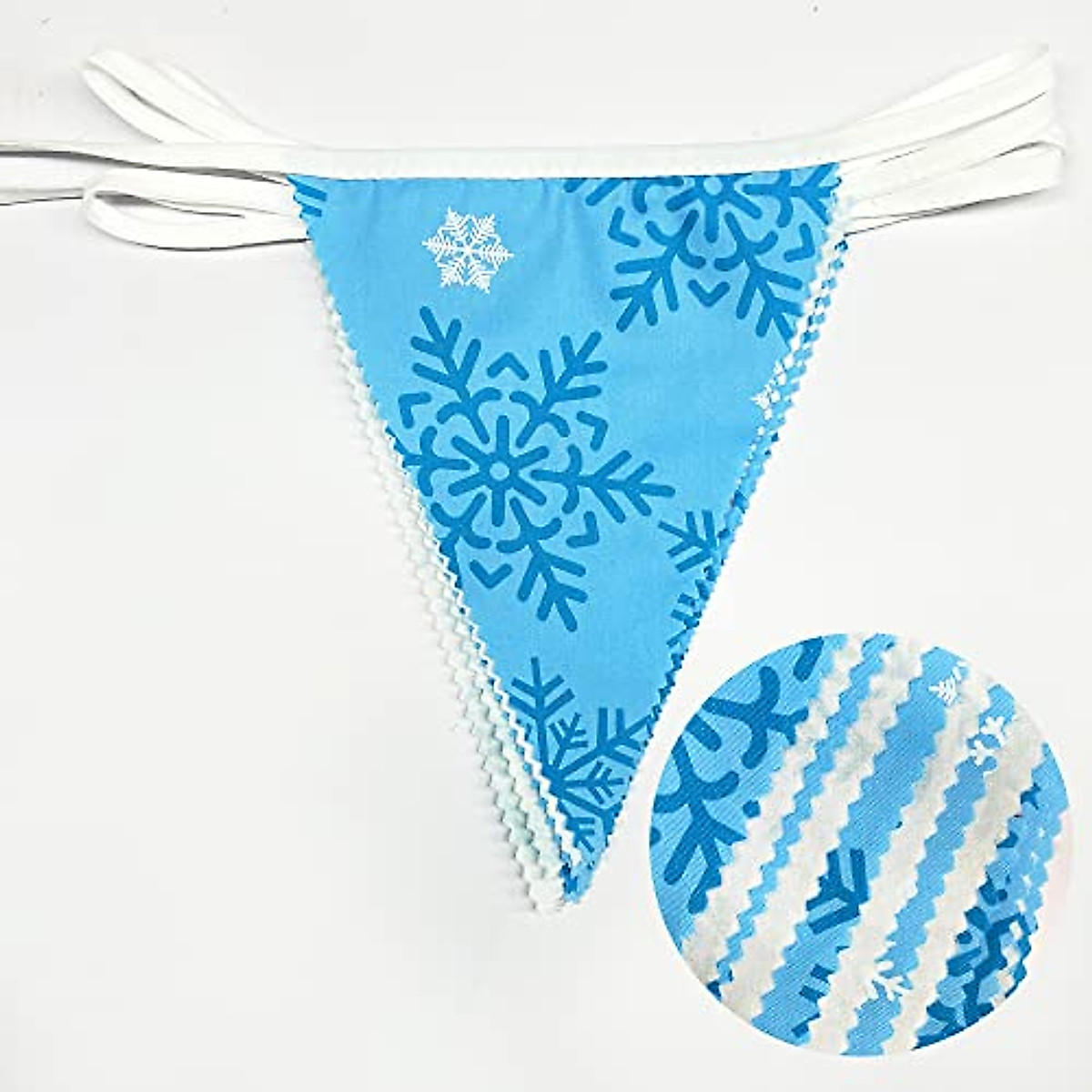 32Ft Blue and White Snowflakes Banner Triangle Flag Pennant Bunting Fabric Garland Streamers for Winter Wonderland Christmas Frozen Birthday X-mas New Years Party Festivals Hanging Decorations