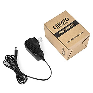 LEKATO Pedal Power Supply Adapter Power Adapter 9V AC/DC Adapter for LEKATO Looper Pedal