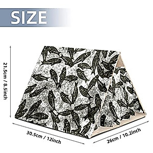 Y-DSIWX Guinea Pig Hideout House Bed, Fish Fossils Vintage Rabbit Cave, Squirrel Chinchilla Hamster Hedgehog Nest Cage