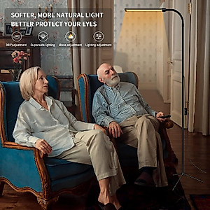 Led Floor Lamp for Eyelash Extensions Craft Task Lamps Floor Standing Adjustable Gooseneck Dimmer Beauty Lamp Floor for Lashes Facial Spa Salon Makeup