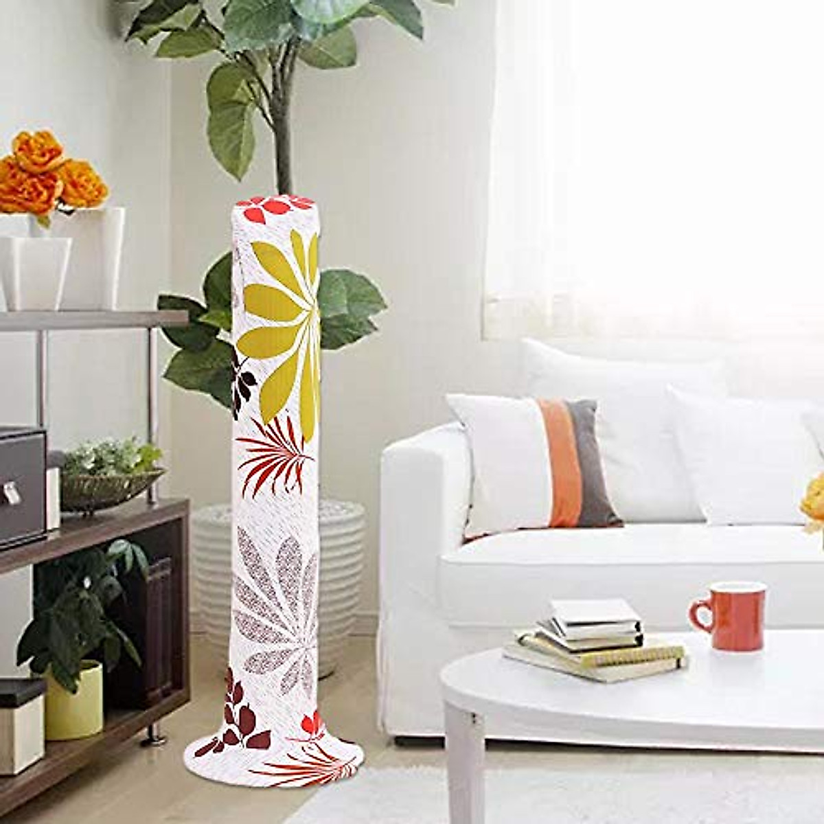 ANG Tower Fan Dust Guard, Tower Fan Protecting Cover for Most Tower Fans - Cover The Max Size Washable Tower Fan Dust Cover Protecting Cover Compatible