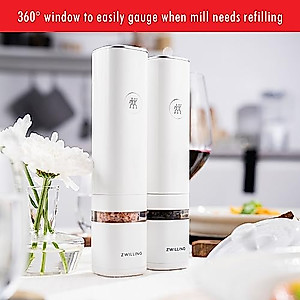 ZWILLING Enfinigy 2-pc Electric Salt/Pepper Mill Set