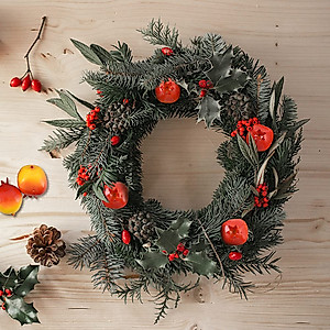 VIOCIWUO Mini Artificial Pomegranate Fake Fruit Simulation Home Kitchen Party Decorate Emulation Food Teaching Aid Festival Decorations 20PCS